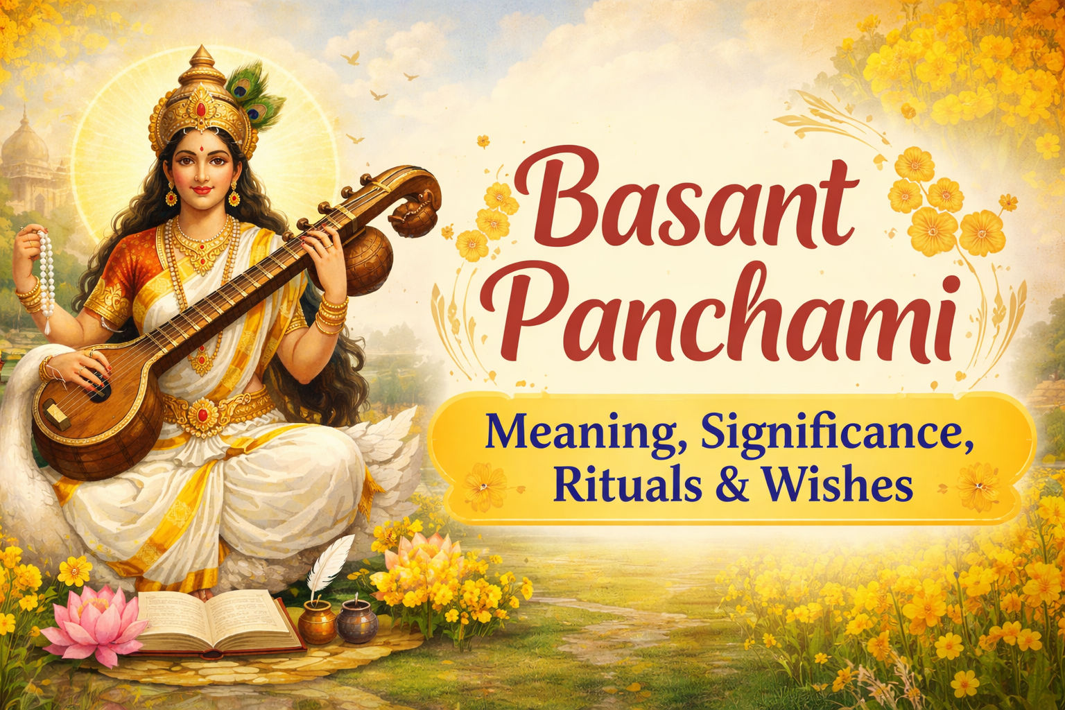 Basant Panchami: Meaning, Significance & Saraswati Puja – CharmBox®