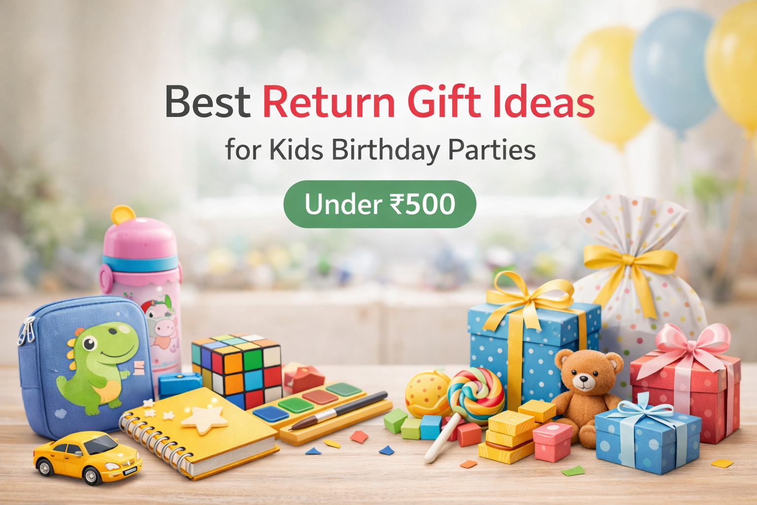 Best Return Gift Ideas for Kids Birthday Parties Under ₹500 | CharmBox®
