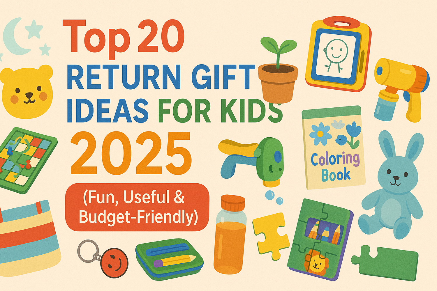 Top 20 Return Gift Ideas for Kids in 2025 | Budget & Fun – CharmBox®